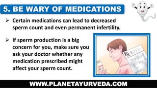 How to increase sperm count naturally? | PPT