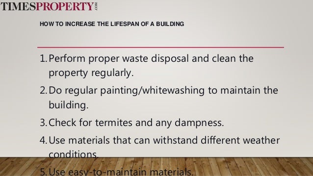 How to increase the lifespan of a building | PPT
