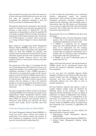 How to Increase the Value of the PMMMs as a Business-oriented Framework ...