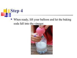 Vinegar And Baking Soda Balloon Experiment Data