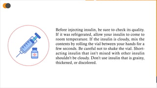 How to inject an insulin using syringe.pdf