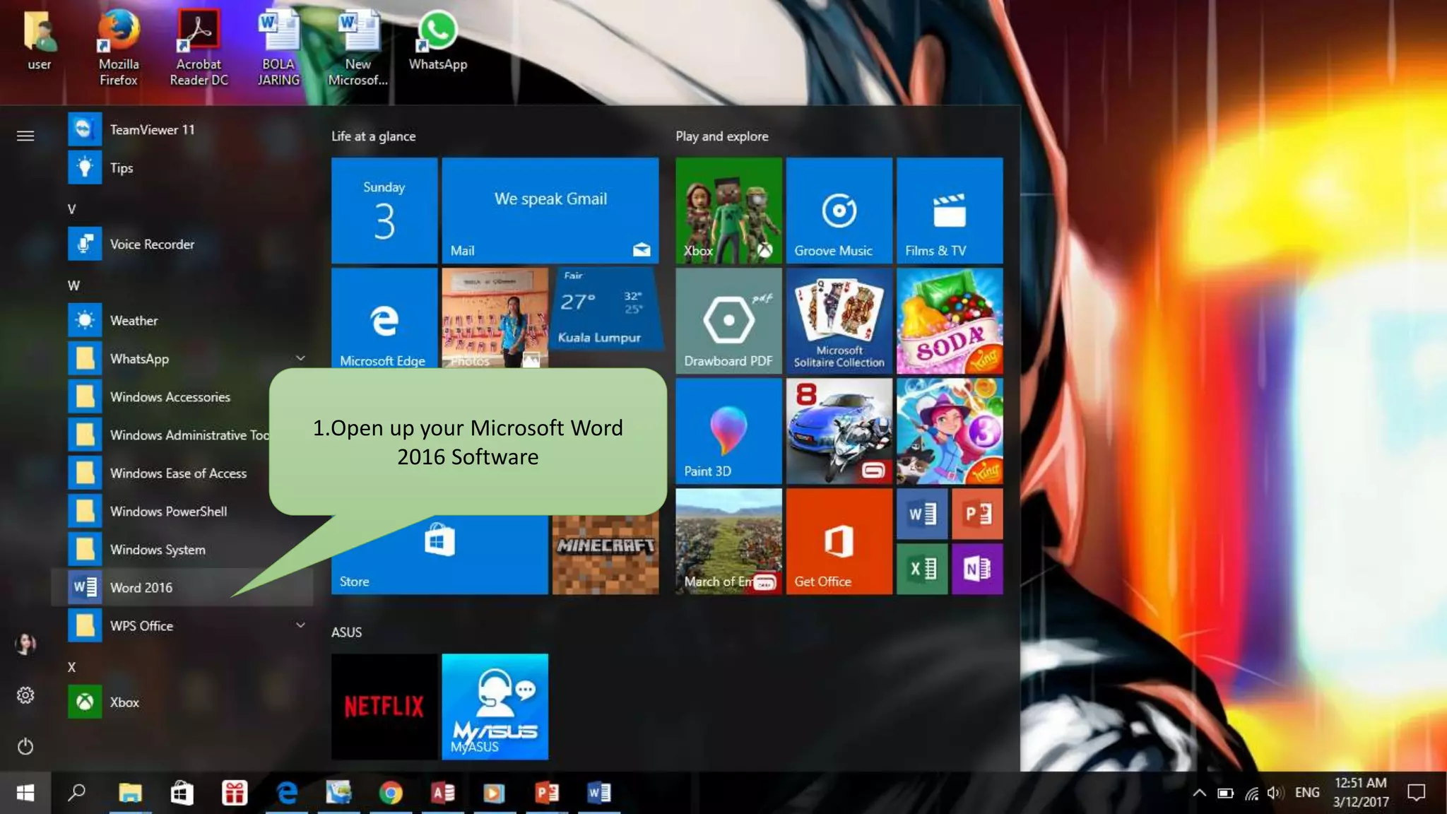 How to insert a picture in Microsoft Word 2016 | PPT