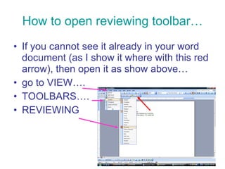 How To Insert Comments In A Word Document | PPT | Technology & Computing