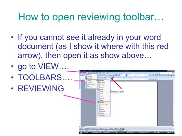 How To Insert Comments In A Word Document | PPT | Technology & Computing