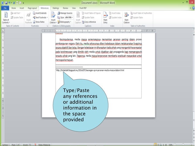How to insert endnotes in ms word | PPTX