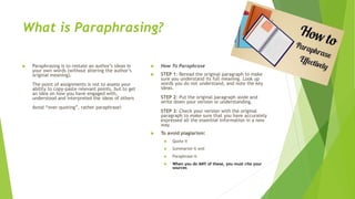 How to insert footnotes and bibliography | PPTX