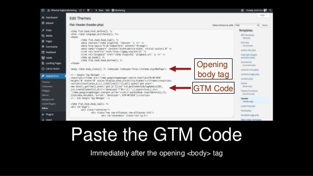 How to Install Google Tag Manager (GTM) Code in Wordpress