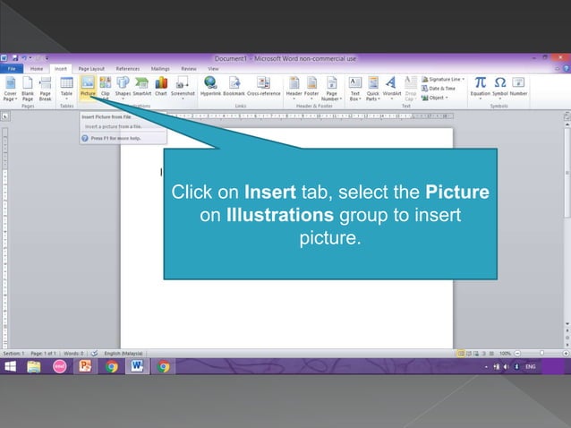 How to Insert Picture | PPT