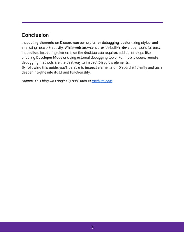 How to Inspect Elements on Discord?????? | PDF
