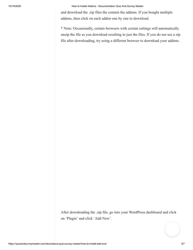 How to install addons | PDF