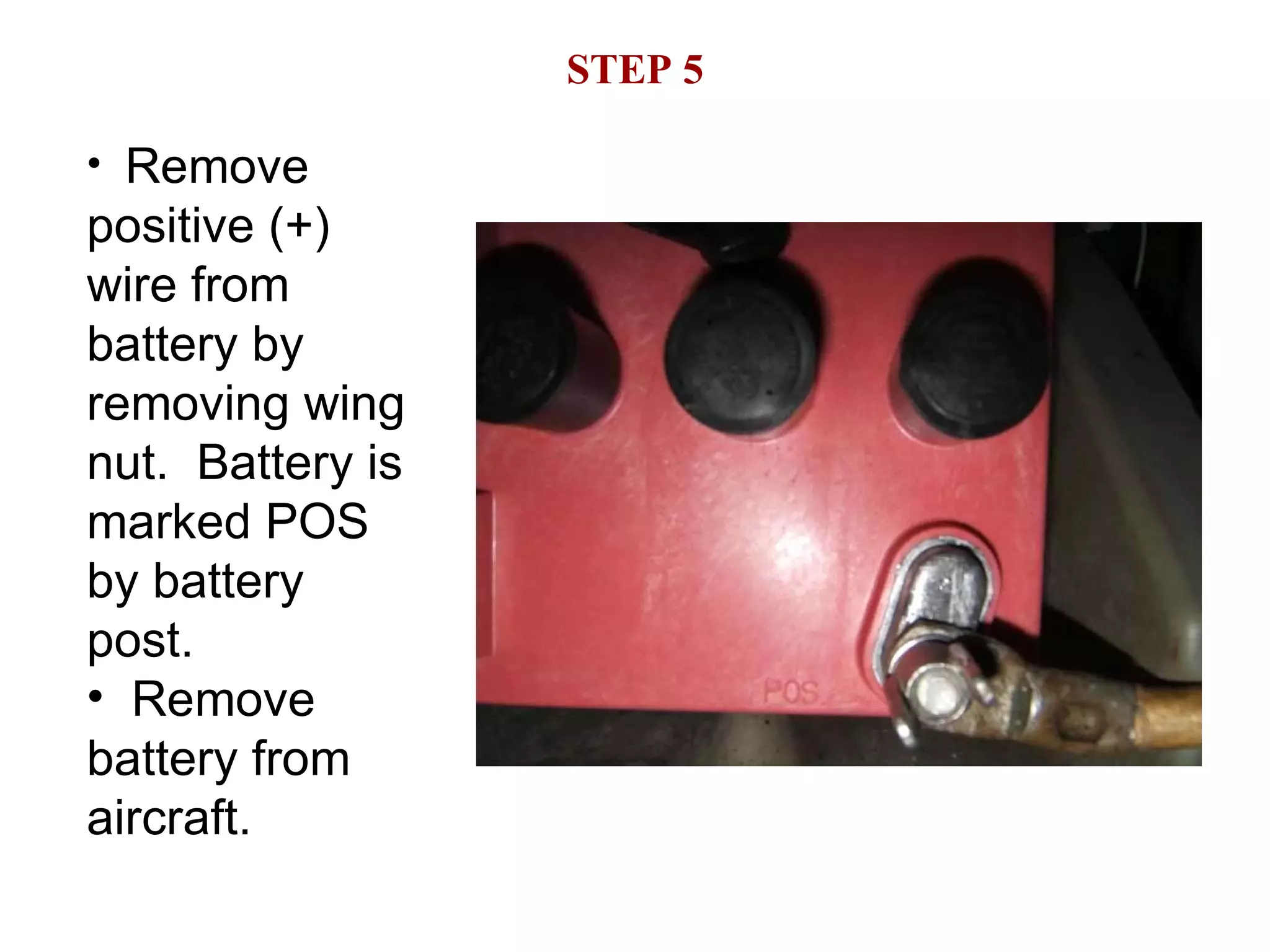 How to install aircraft battery | PPT