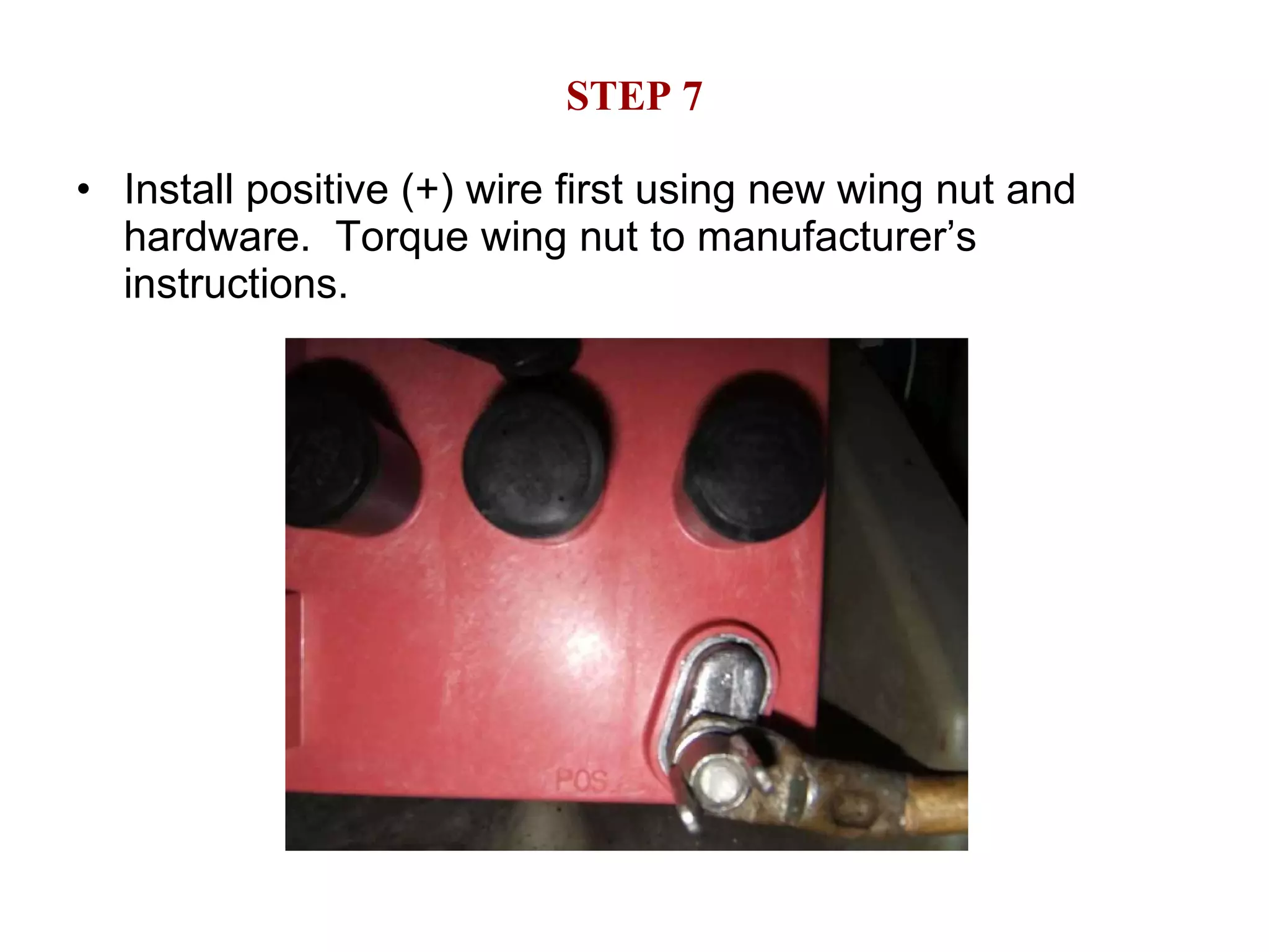 How to install aircraft battery | PPT