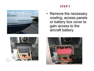How to install aircraft battery | PPT