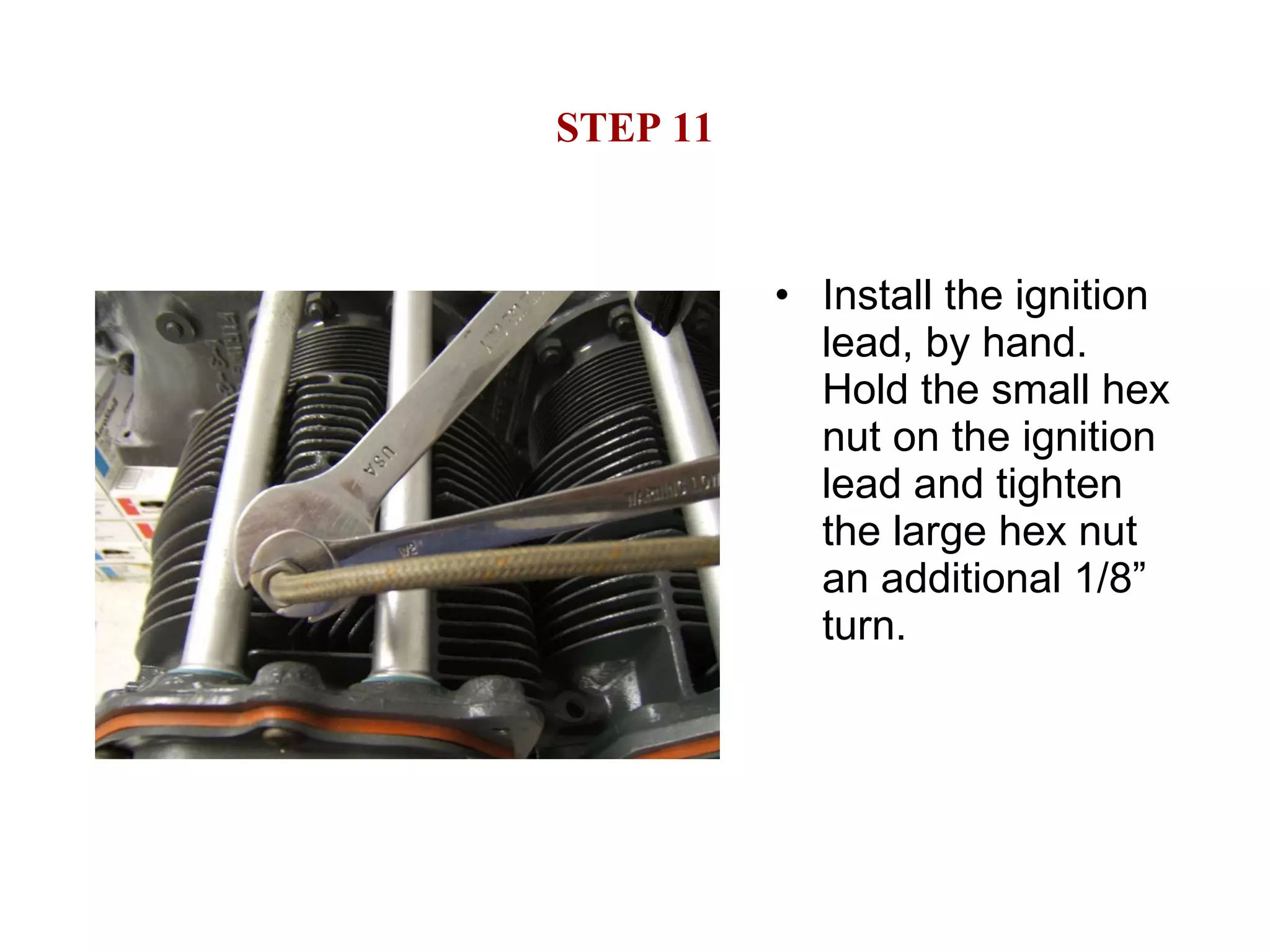 How to install aircraft sparkplugs | PPT