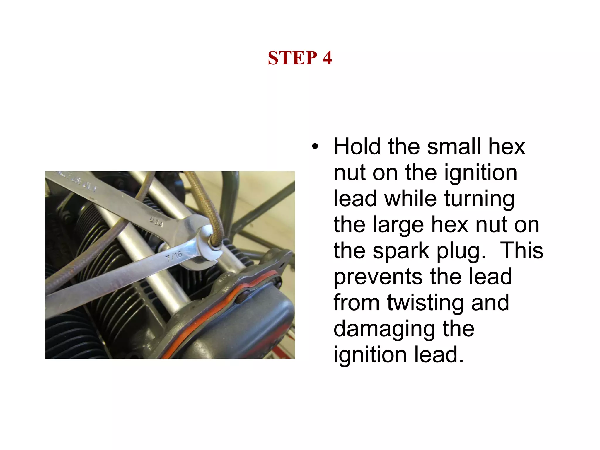 How to install aircraft sparkplugs | PPT