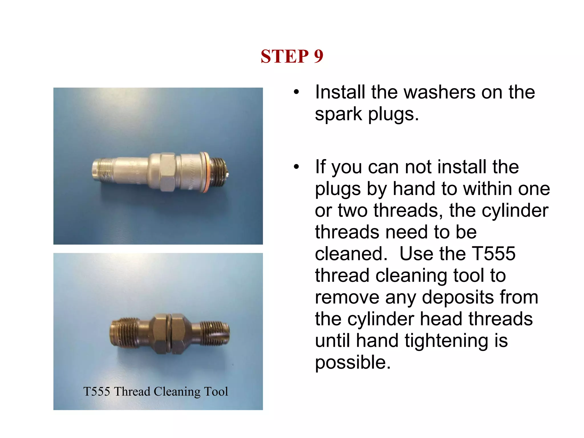 How to install aircraft sparkplugs | PPT