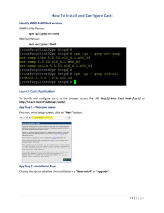 How to Install and Configure Cacti on Linux | PDF