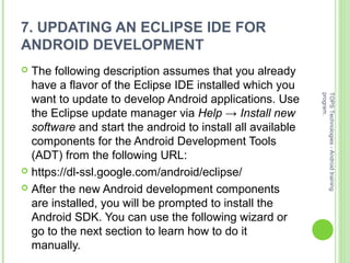 How to install android sdk | PPT