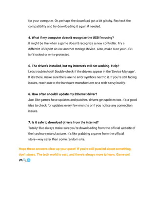 How to Install an Ethernet Driver Without Internet Access.pdf ...