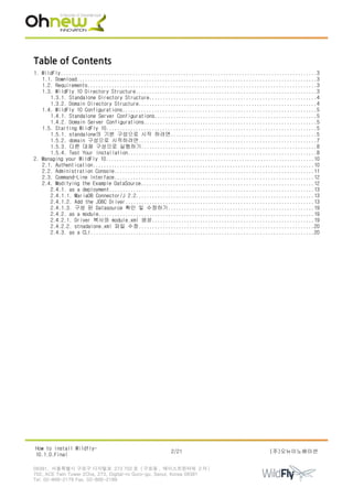 How to installation wildfly 10.1.0 final | PDF