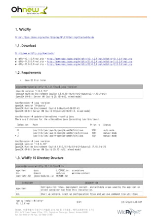 How to installation wildfly 10.1.0 final | PDF