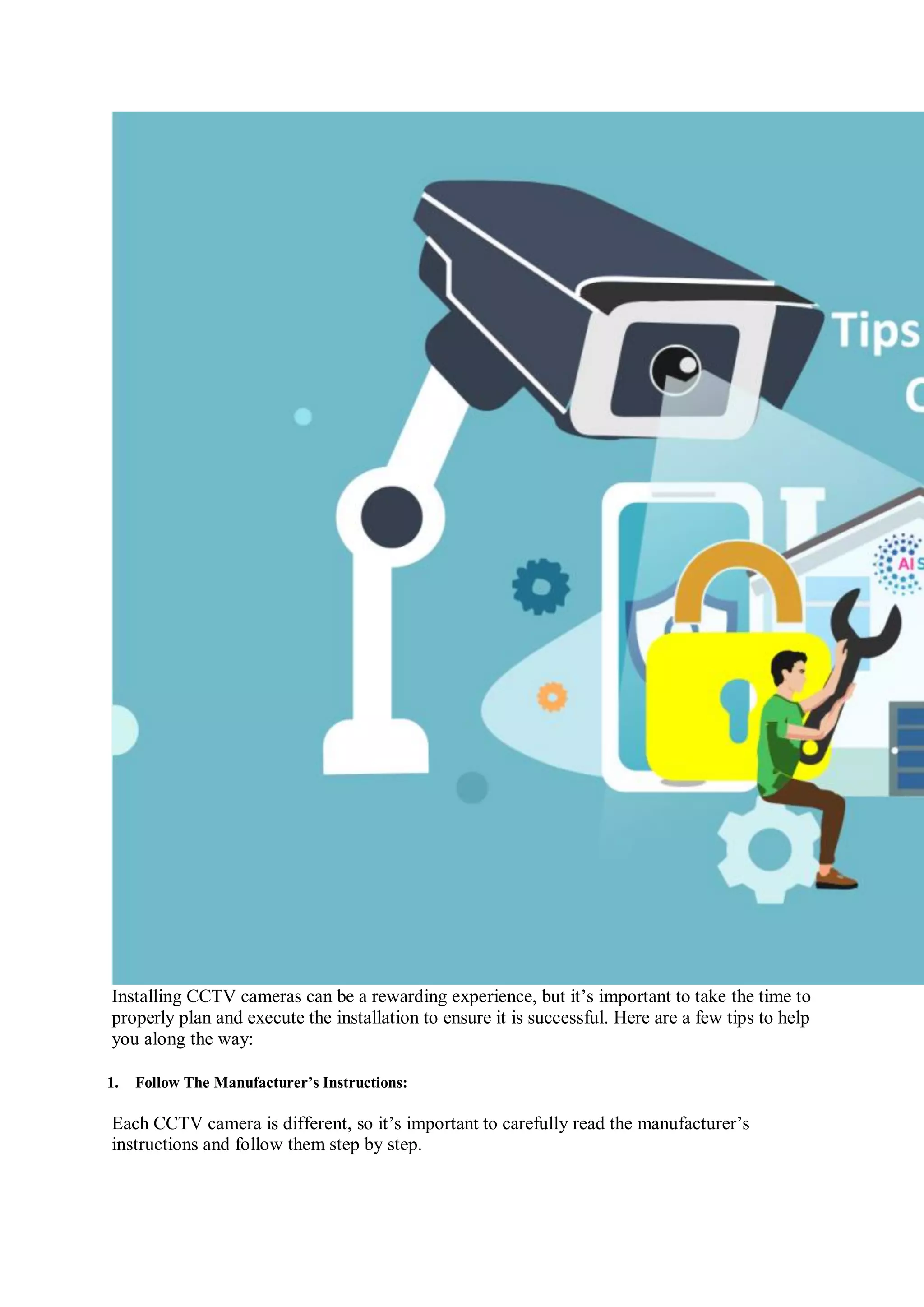 How to Install CCTV Camera Step by Step.pdf