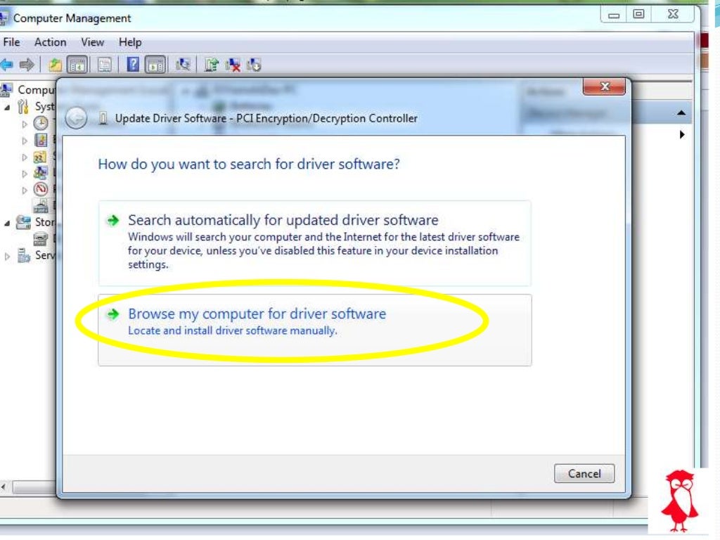 How to install drivers in manual method in windows 7
