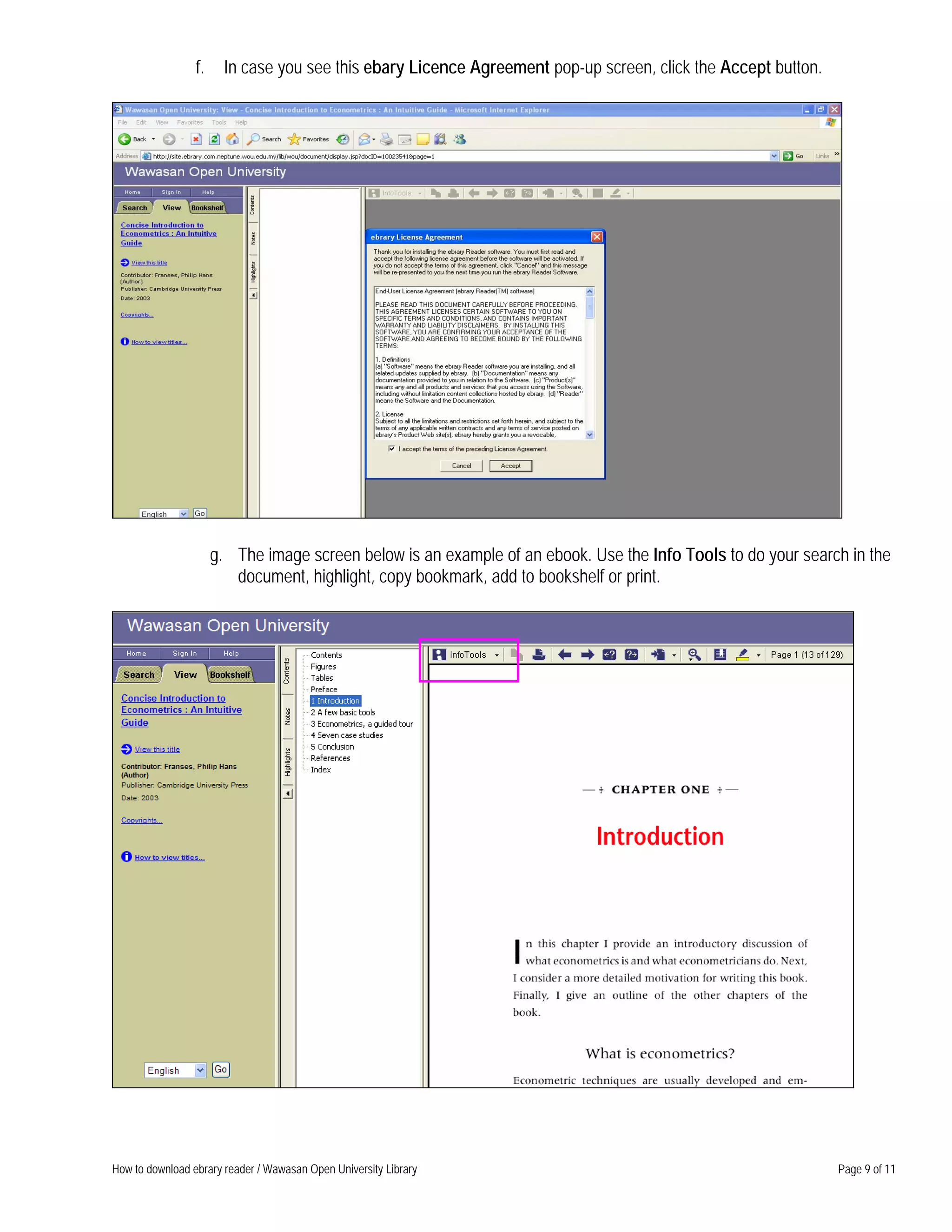 Guide to install ebary reader | PDF | Computing | Technology & Computing