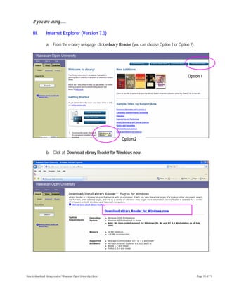 Guide to install ebary reader | PDF | Computing | Technology & Computing