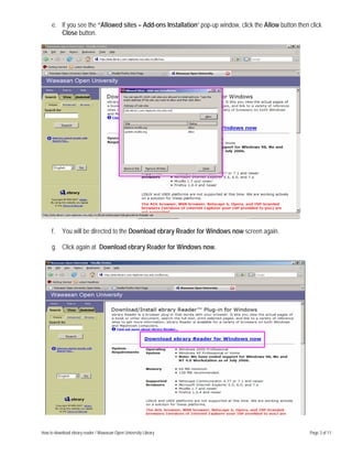 Guide to install ebary reader | PDF | Computing | Technology & Computing