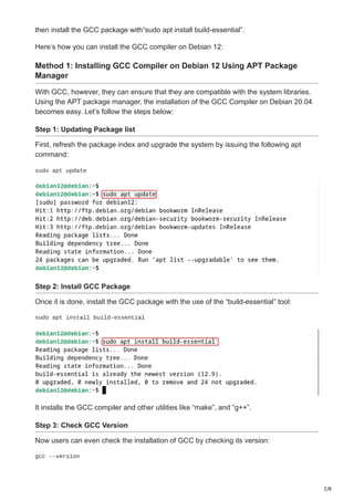 How to Install GCC Compiler on Debian 12.pdf