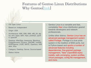 How to install gentoo distributed | PPTX