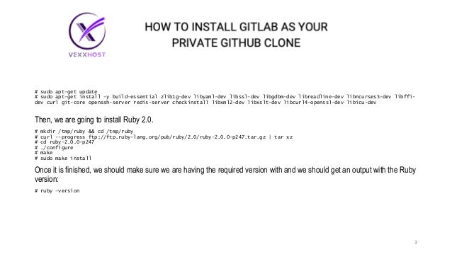 How To Install Gitlab As Your Private Github Clone Ppt 