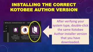 How to install kotobee author.pptx