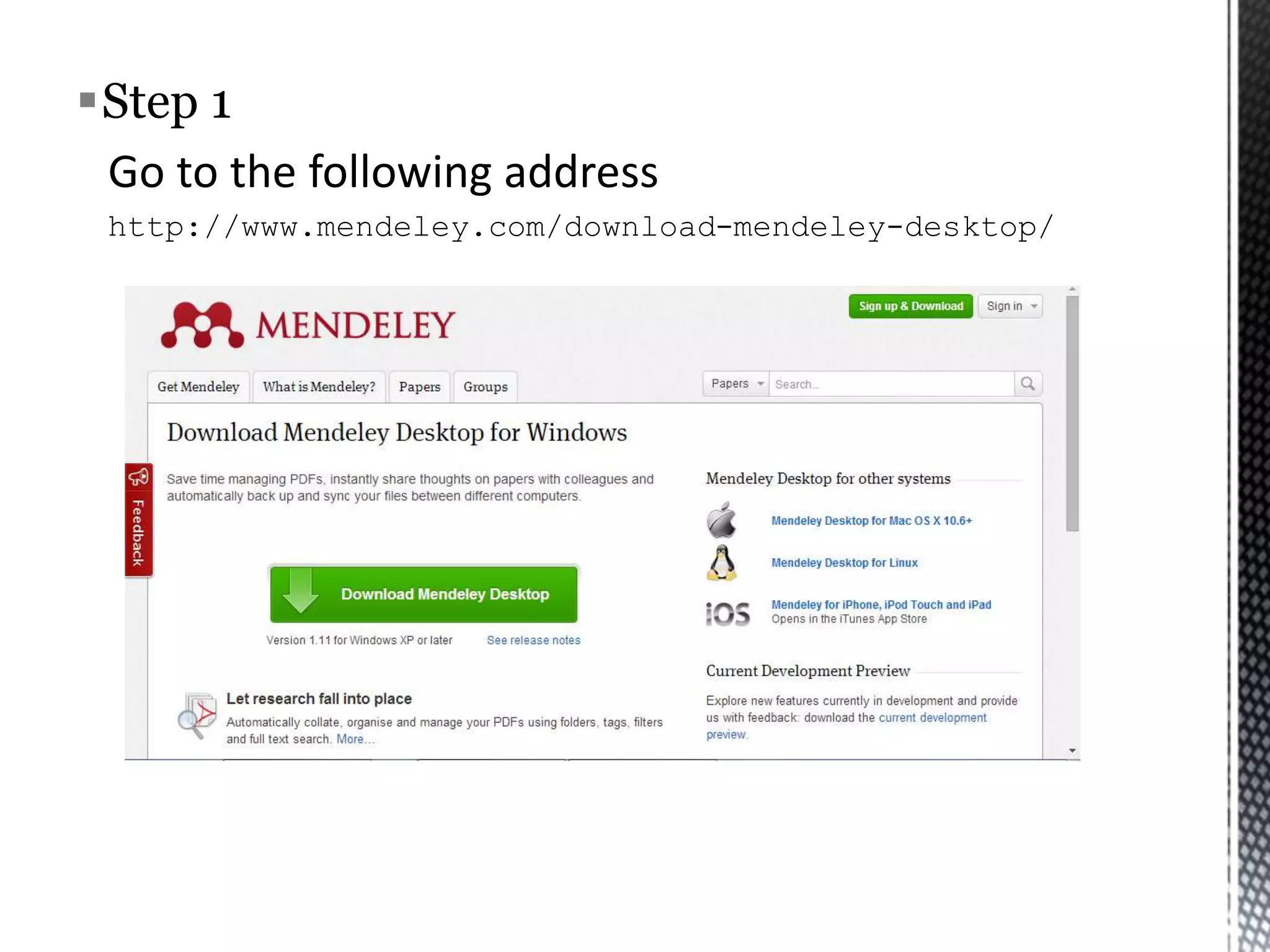 How to install Mendeley Desktop for Windows | PDF | Desktops | Computing