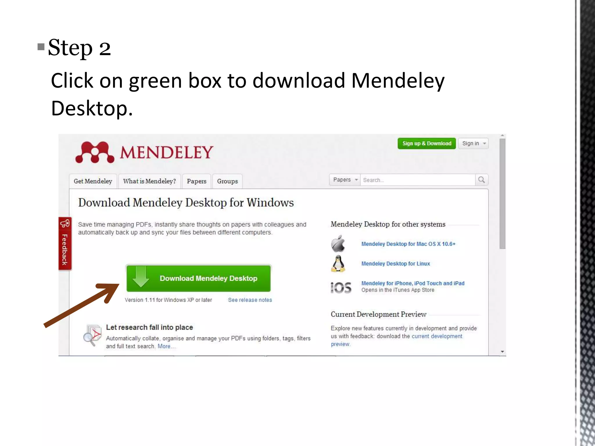 How to install Mendeley Desktop for Windows | PDF | Desktops | Computing