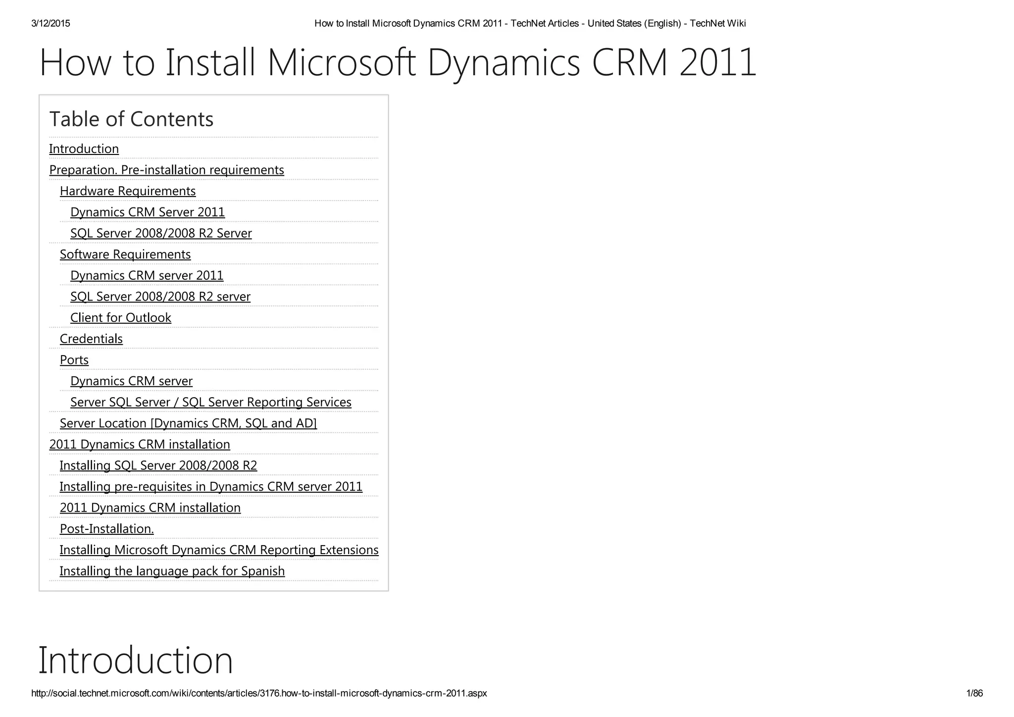 How To Install Microsoft Dynamics Crm 2011 Ppt