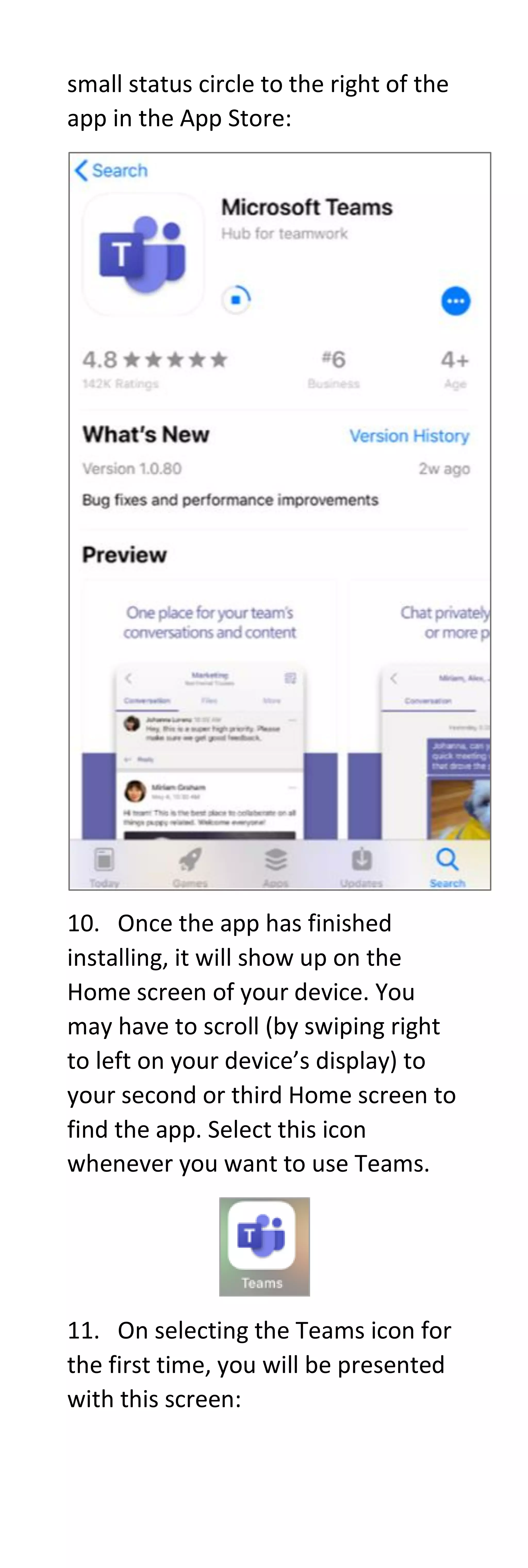 How to install Microsoft Teams iOS app | PDF