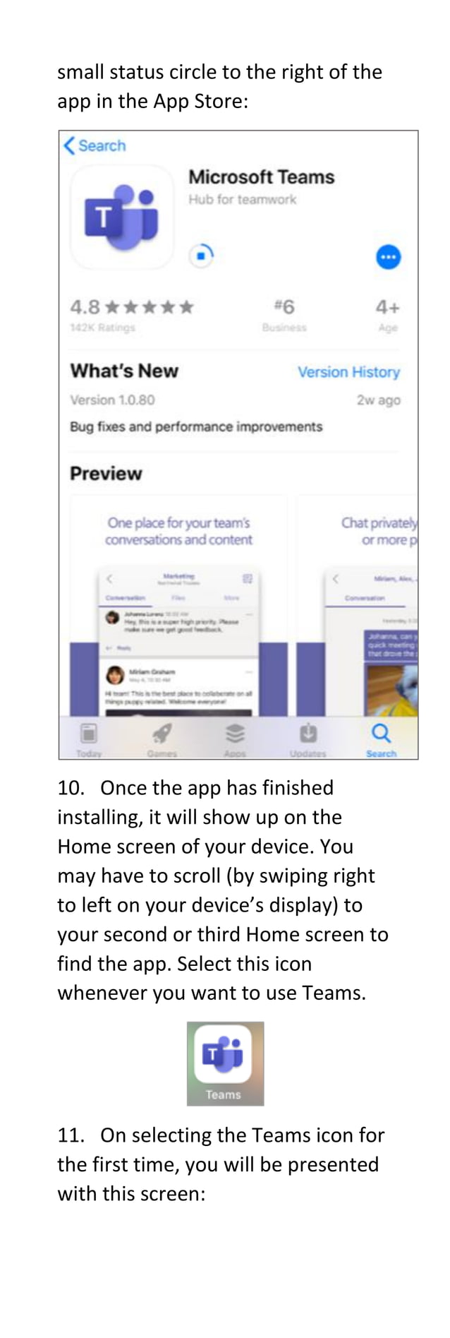 How to install Microsoft Teams iOS app | PDF