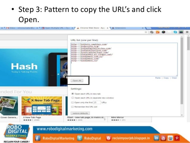 How to install Google Chrome Extension multiple url opener applicatio…