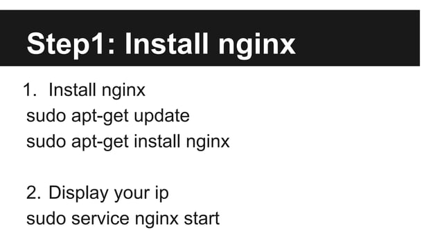 How to install nginx vs unicorn | PPT