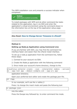 How to Install Node.js on cPanel.pdf