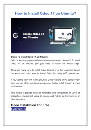 How to Install Odoo 17 on Ubuntu.pdf