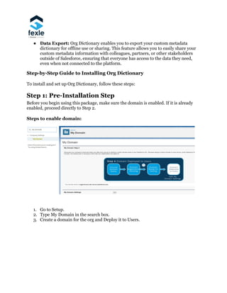 How to Install Org Dictionary, a Salesforce Schema Reference Book ...