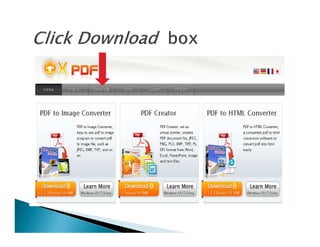 Using PDF Converter | PPT