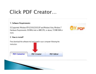 Using PDF Converter | PPT