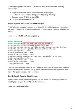 How to Install phpMyAdmin on Debian 12.pdf