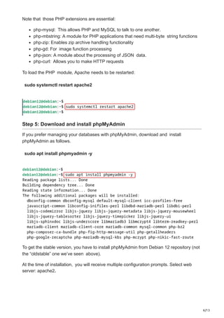 How to Install phpMyAdmin on Debian 12.pdf