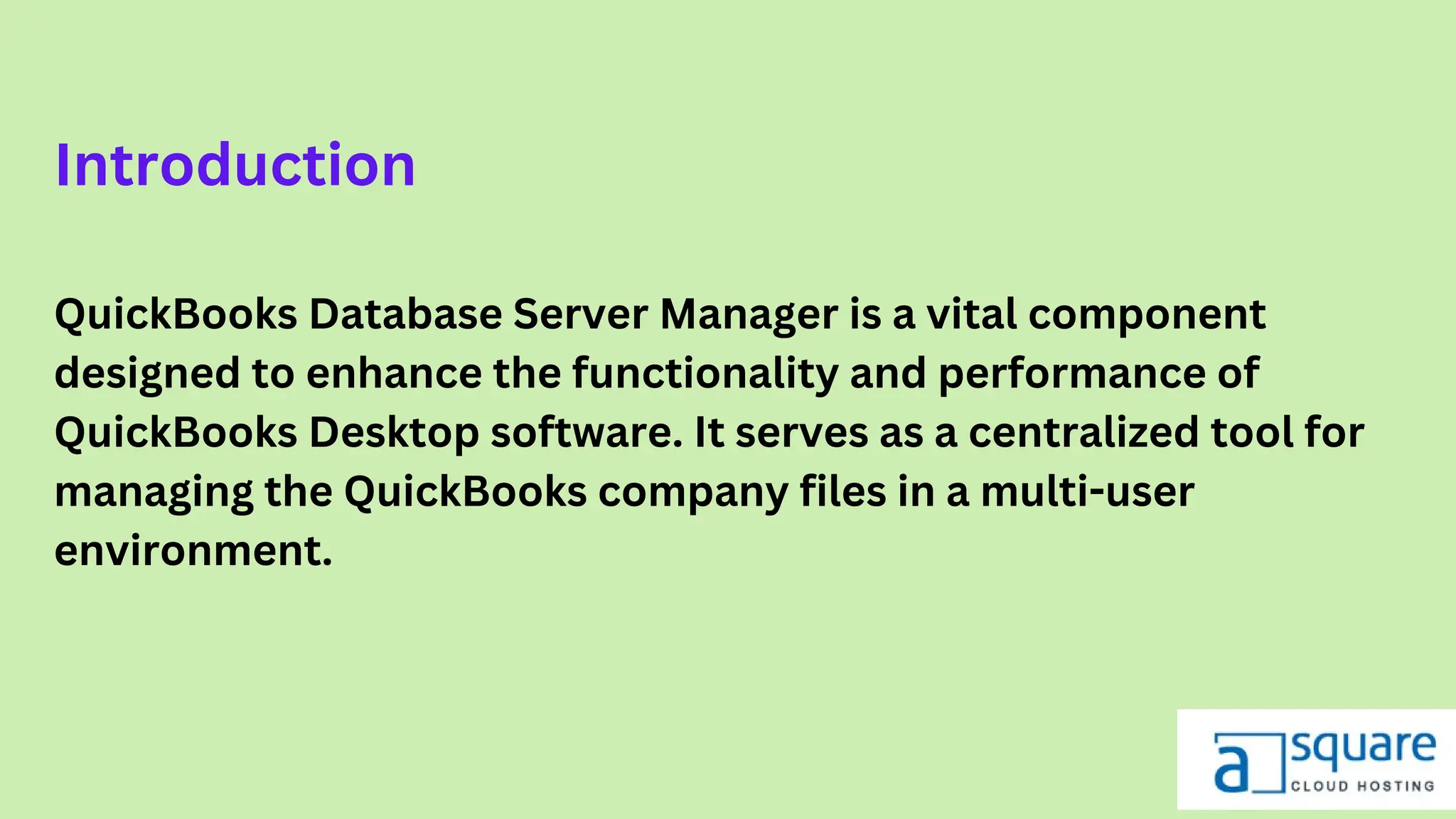 QuickBooks database server manager free download | PDF
