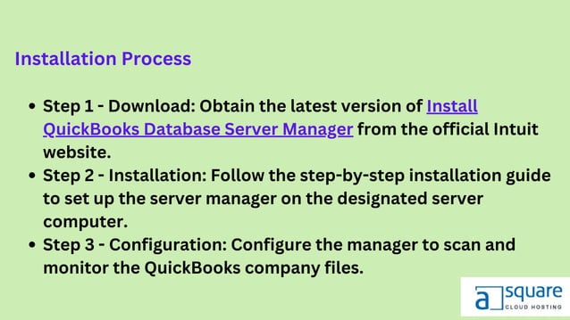 QuickBooks database server manager free download | PPT